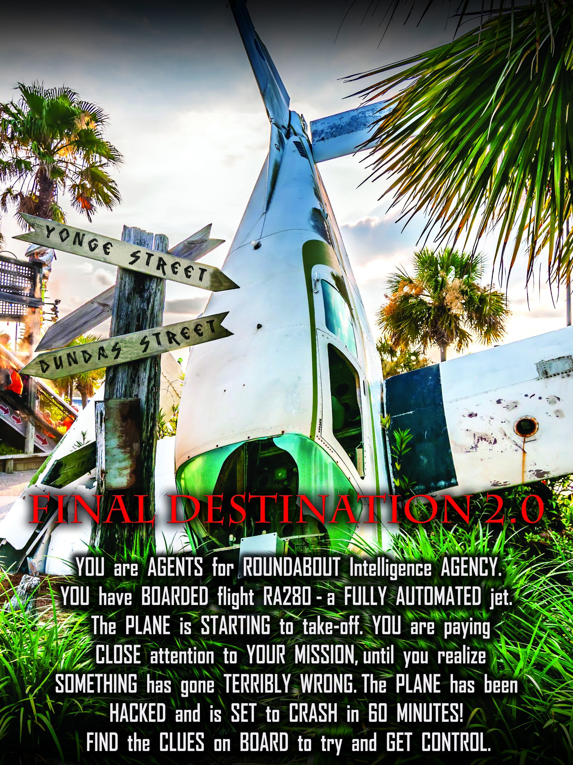 Final Destination - Espionage Airplane Hijacking Themed Escape Room